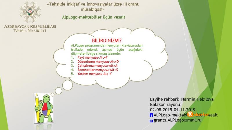 AlpLogo- məktəblilər üçün vəsiat layihəsinin icrasına başlanılıb | AzEdu.az
