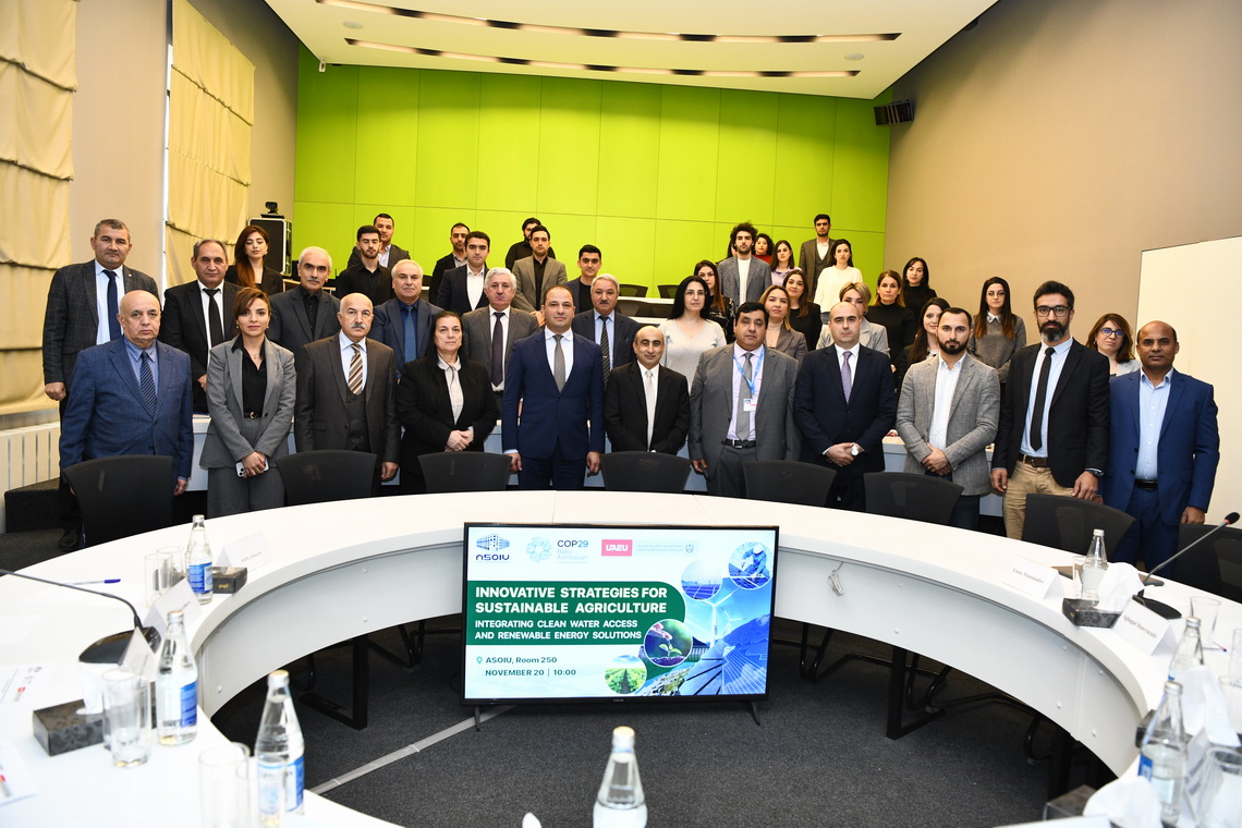 ADNSU-da Birləşmiş Ərəb Əmirlikləri Universiteti ilə birgə simpozium ...